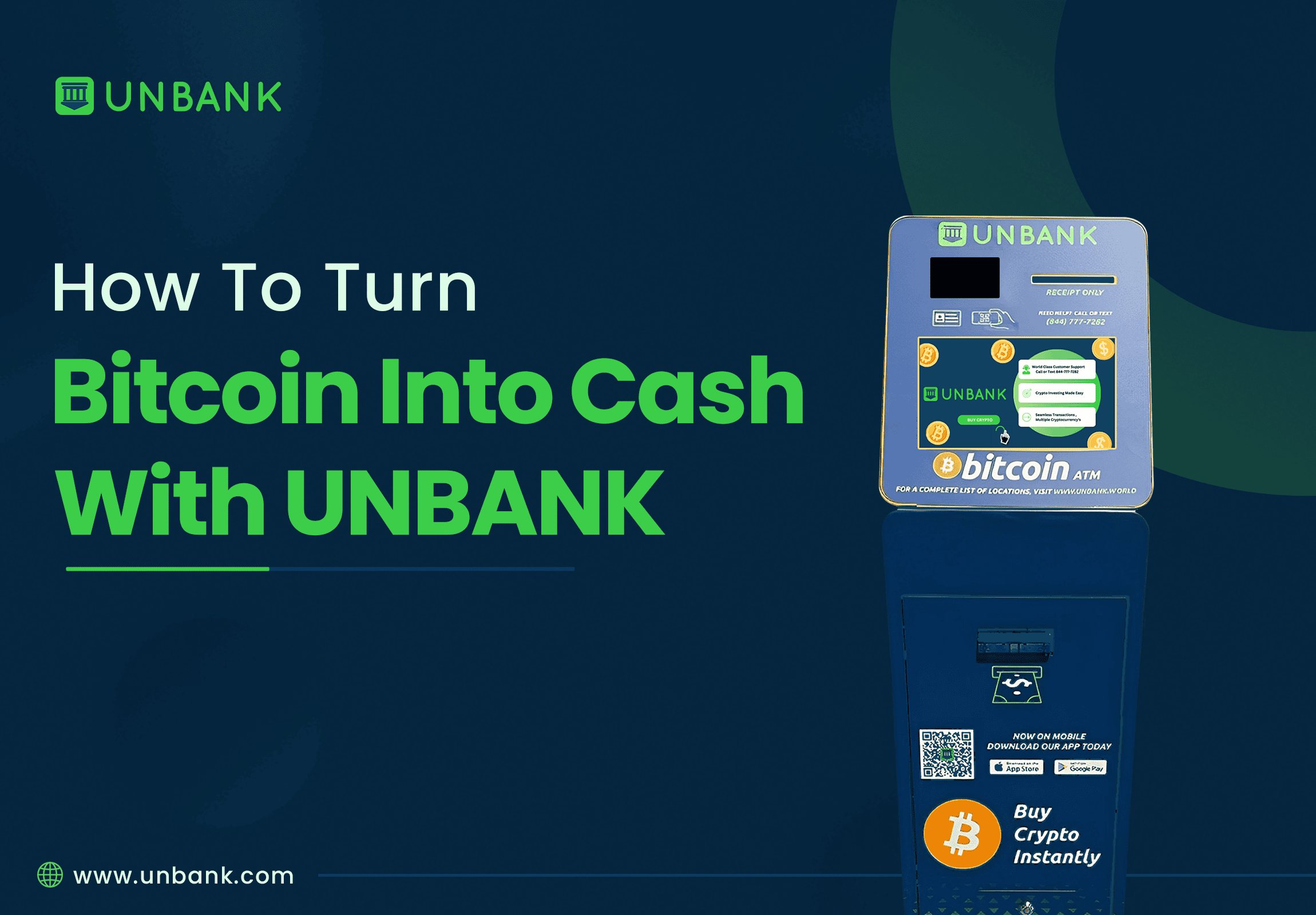 How To Turn Bitcoin Into Cash With UNBANK | Unbank